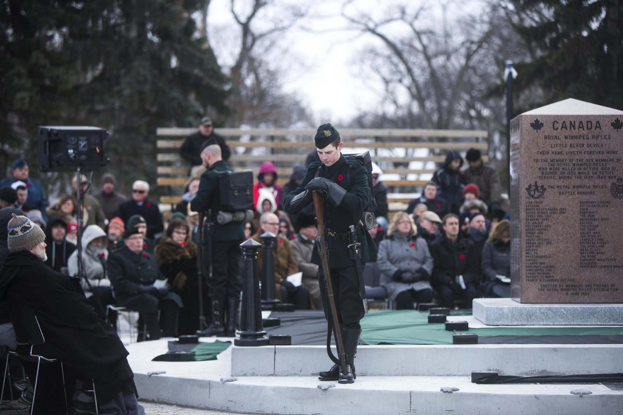 Royal Winnipeg Rifles unveil renovated regimental memorial at Vimy ...