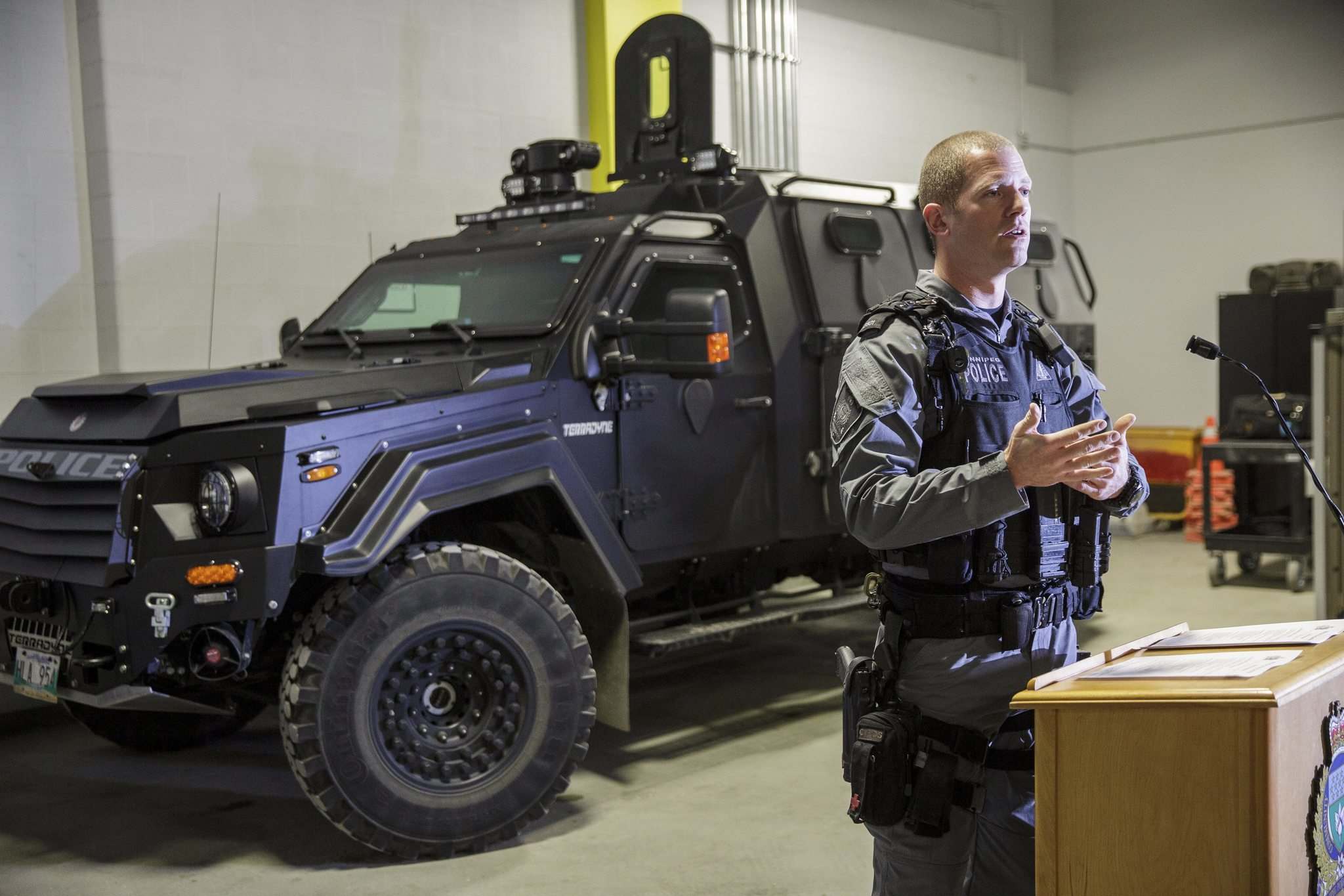 WPS touts tank for saving lives – Winnipeg Free Press