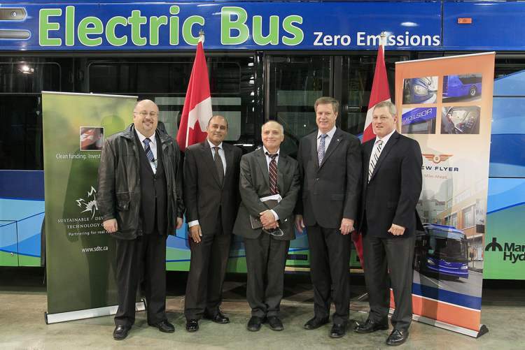 New Flyer’s electric bus gets $3.4 million boost from Ottawa – Winnipeg ...