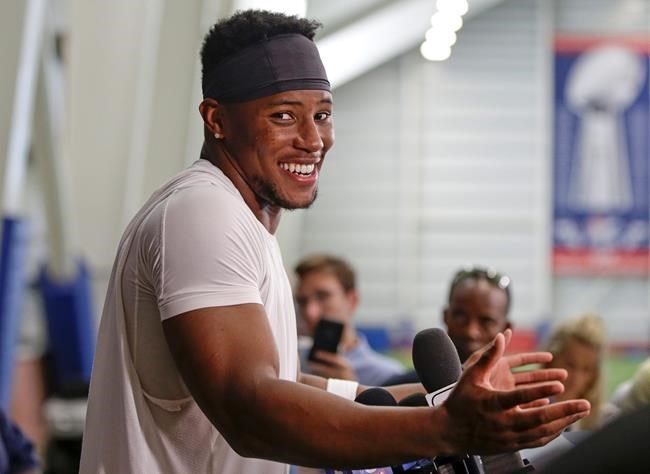 Giants WR Sterling Shepard fractures thumb in first practice – Winnipeg ...