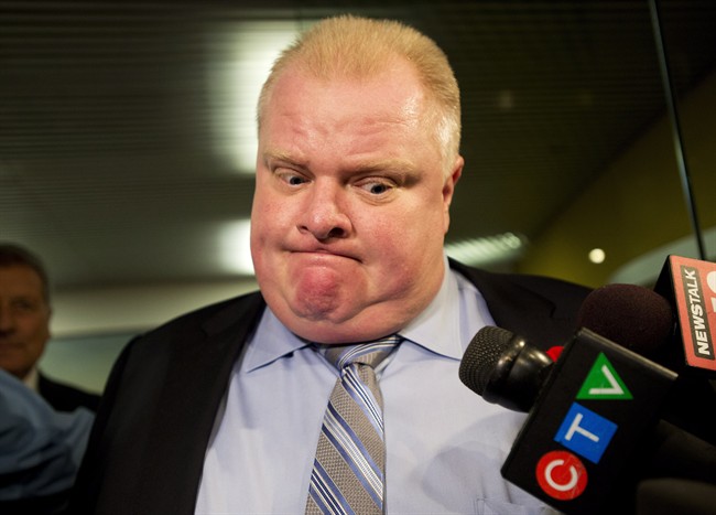 Rob Ford’s unfolding drug scandal attracts bizarre crowd at Toronto ...