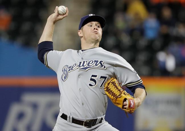 Brewers pitcher Anderson onto injured list with cut finger – Winnipeg ...