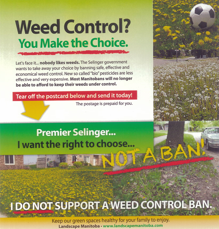 Pesticide anti-ban group launches postcard campaign – Winnipeg Free Press
