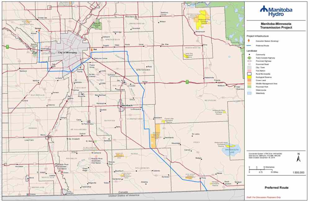 Hydro holding open houses for proposed Manitoba-Minnesota transmission ...