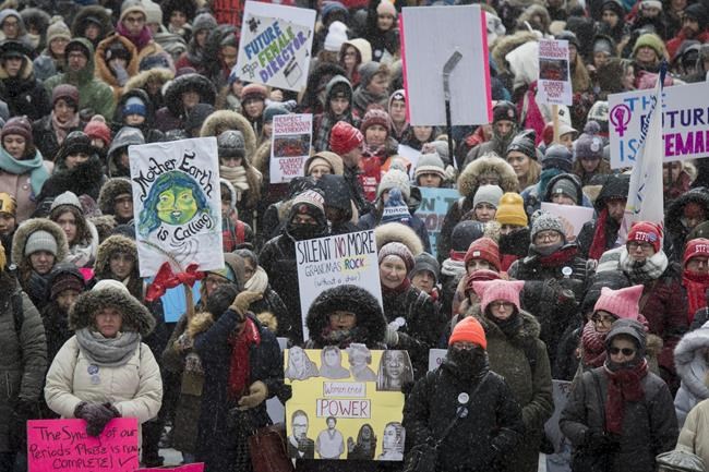 Canadians across the country march to end violence against women ...