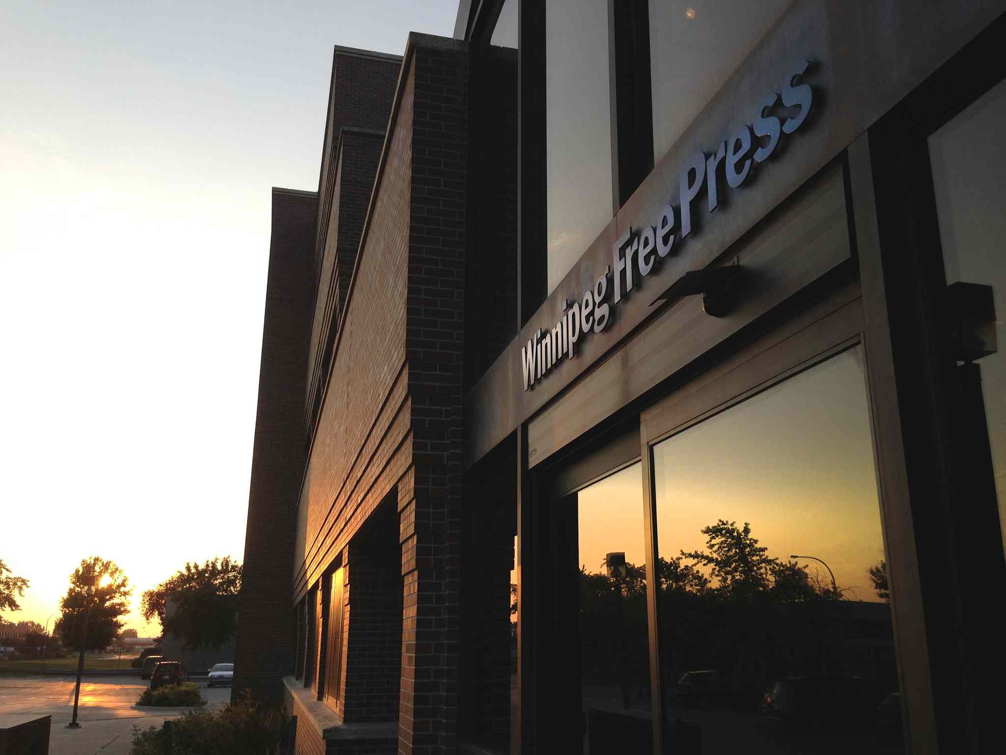 Late newspaper delivery today – Winnipeg Free Press