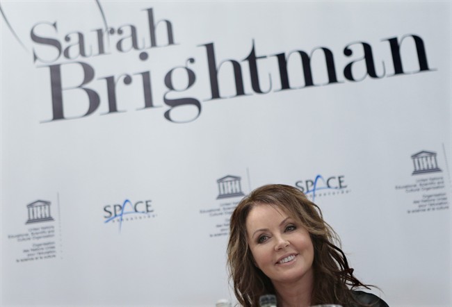 World’s biggest selling soprano Sarah Brightman books a trip to space ...