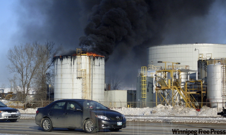 Asphalt fire began with large explosion – Winnipeg Free Press