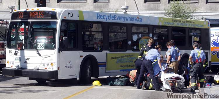 Senior run over by bus – Winnipeg Free Press