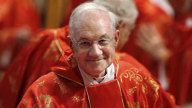 Quebec cardinal Marc Ouellet says he’s relieved he wasn’t chosen to be ...