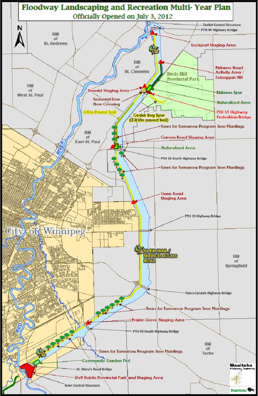 Duff Roblin Parkway Trail running along floodway opens – Winnipeg Free ...