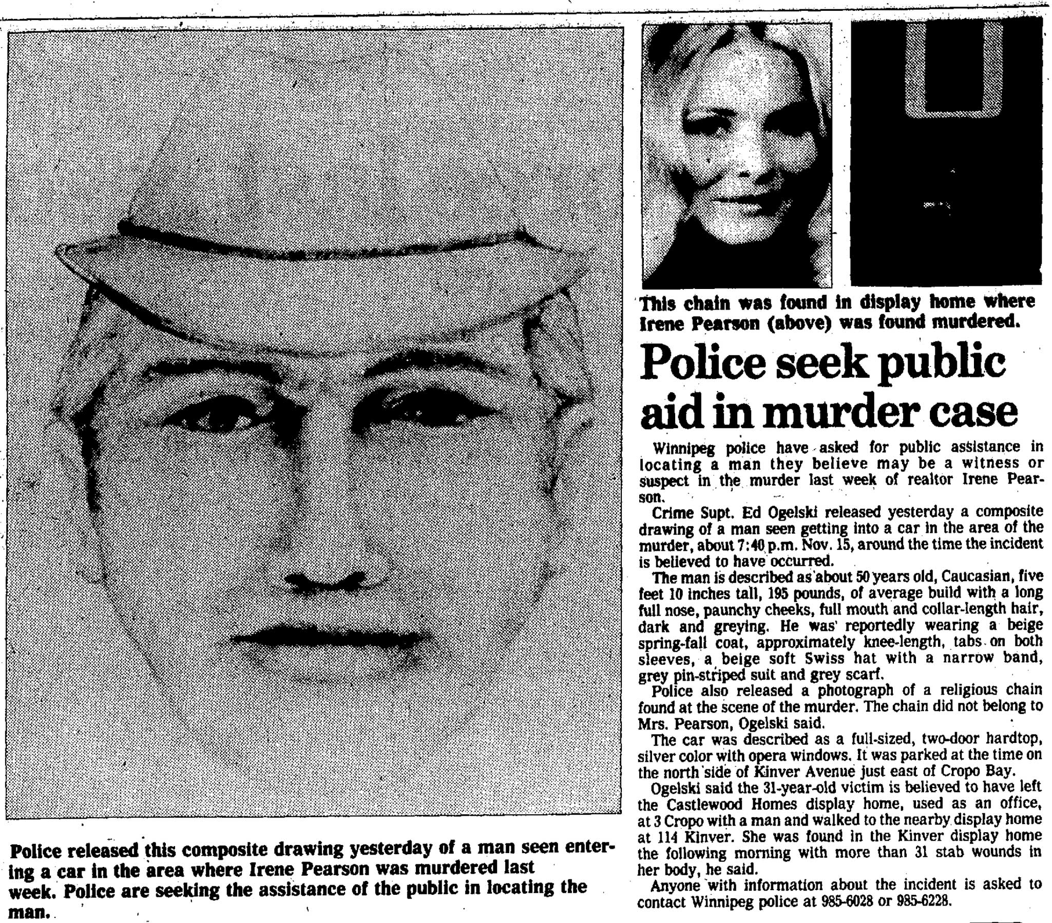 From the archives: Free Press coverage of Irene Pearson’s murder ...