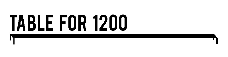 Plenty of room for you and your friends to dine at Table for 1200 ...