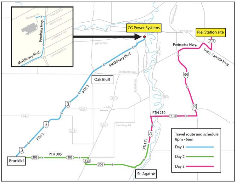 Wide, slow load: Hydro moving giant transformers this weekend ...