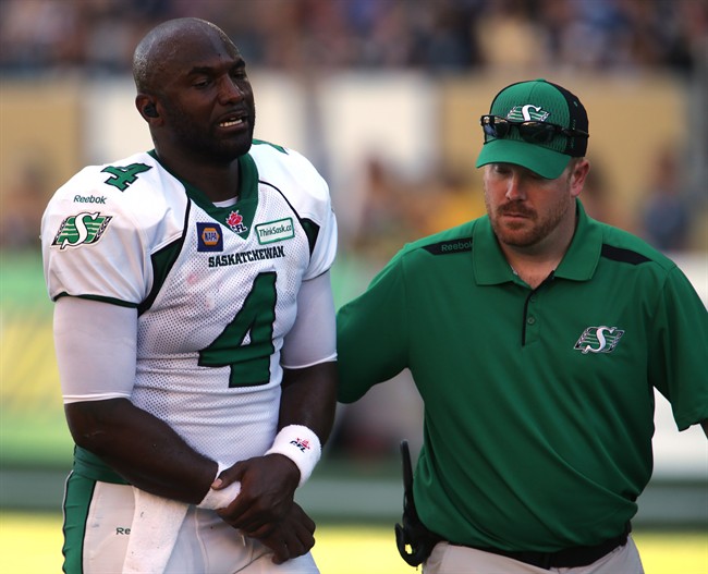 Riders quarterback Darian Durant out at least a week due to elbow ...