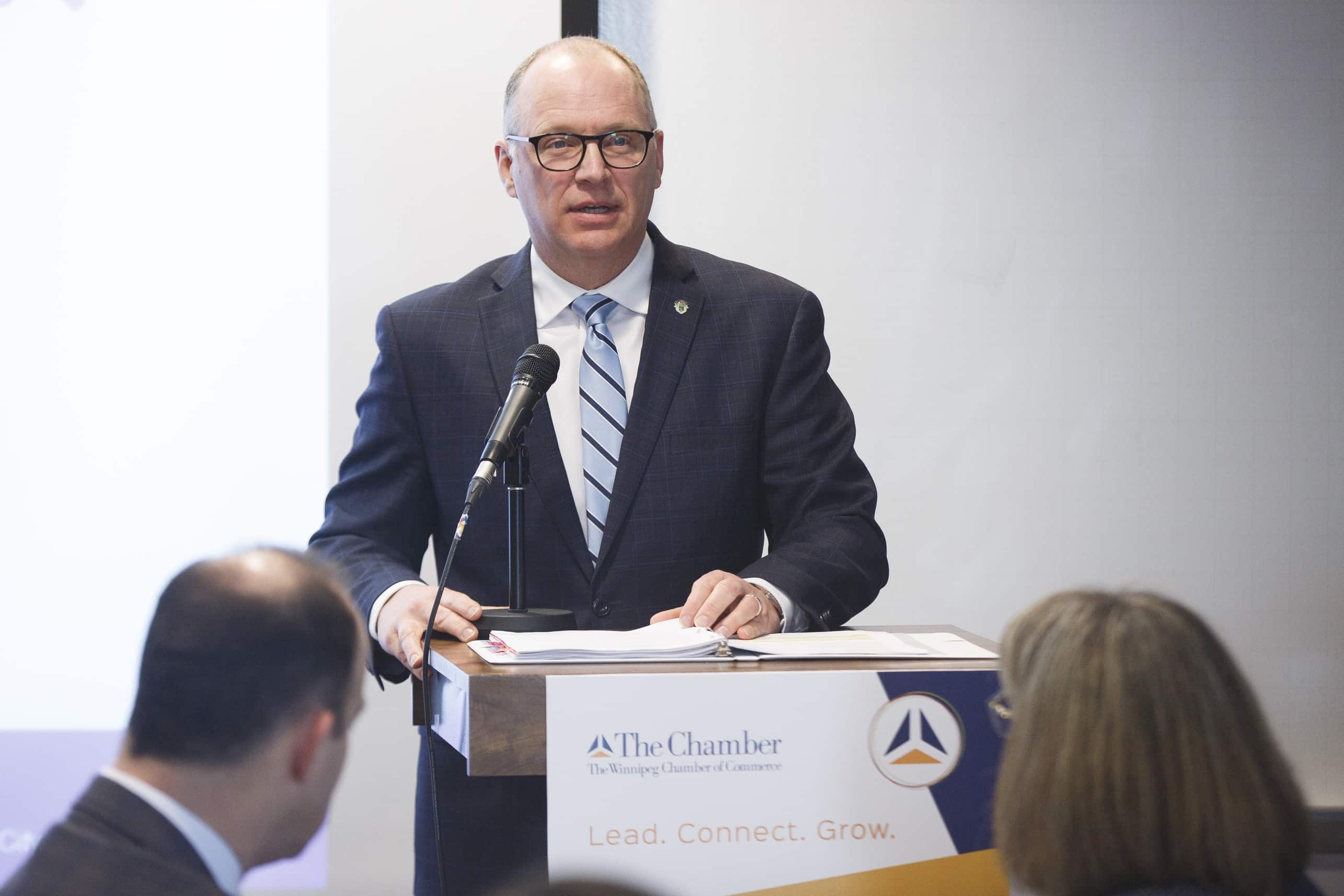 City’s finance chair briefs business leaders over breakfast on multi ...