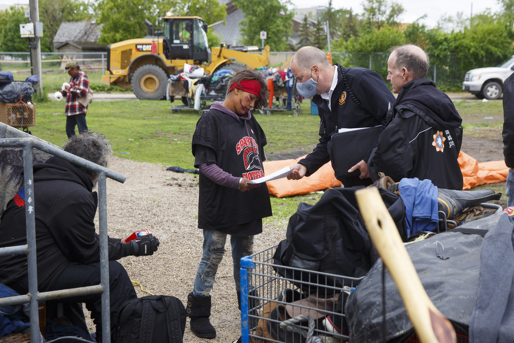 City’s move to dismantle homeless camp sparks protests – Winnipeg Free ...