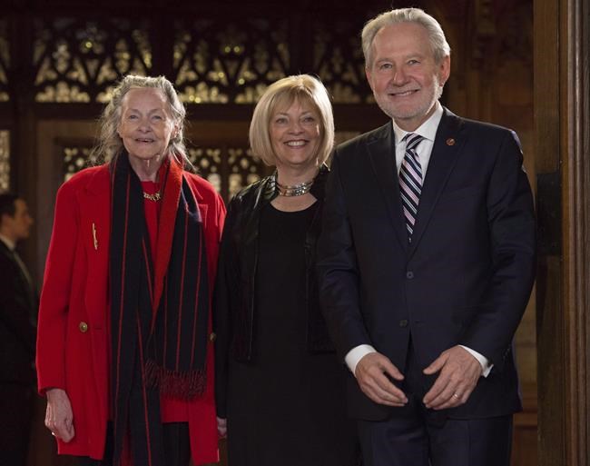 Former Alberta cabinet minister turned Independent senator Elaine McCoy ...