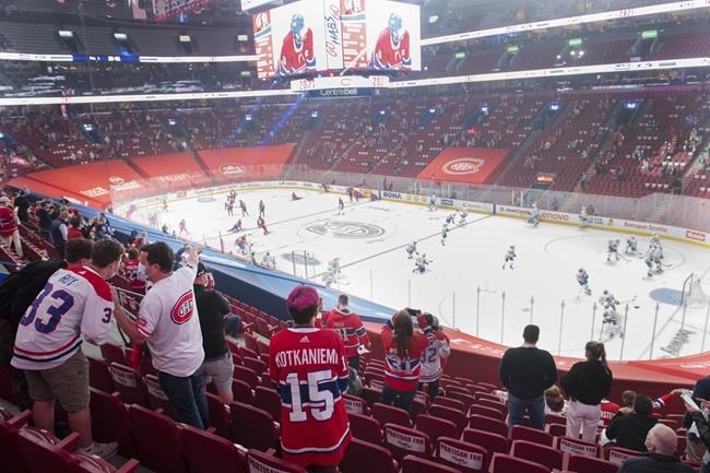 Quebec to increase arena capacity before first home game in Habs ...