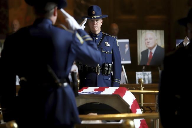 Final parade: Ex-Gov. Edwards carried to funeral site – Winnipeg Free Press