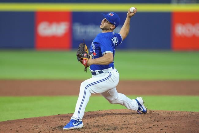 Jays select reliever Barnes to big-league roster, option Castro to ...