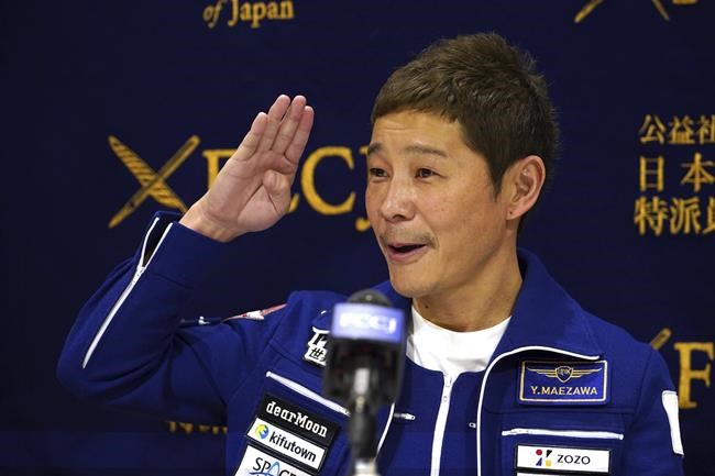 Japan tycoon Maezawa returns from space with business dreams – Winnipeg ...
