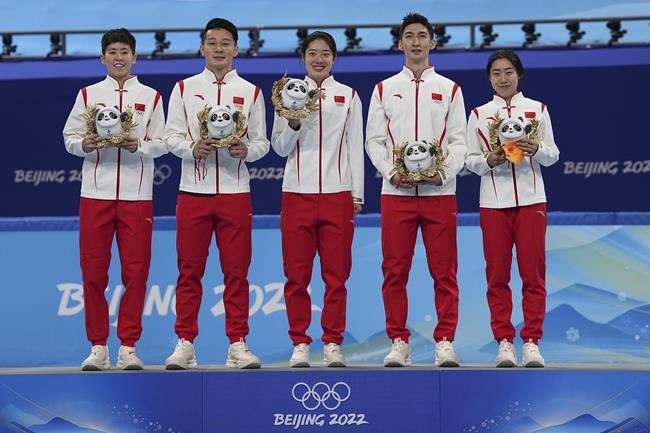 China wins 1st gold of home Olympics in short track relay – Winnipeg ...