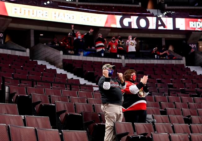 Ottawa Senators will no longer require fans to be masked as of Saturday ...