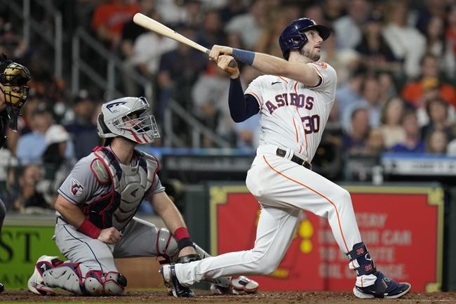 Valdez sharp, Tucker homers as Astros down Guardians 7-3 – Winnipeg ...