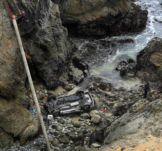 Car that plunged off California cliff drove through big lot – Winnipeg ...