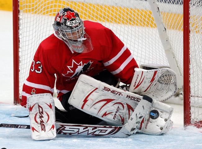 St-Pierre breaks ground for female goalies in Hockey Hall of Fame ...