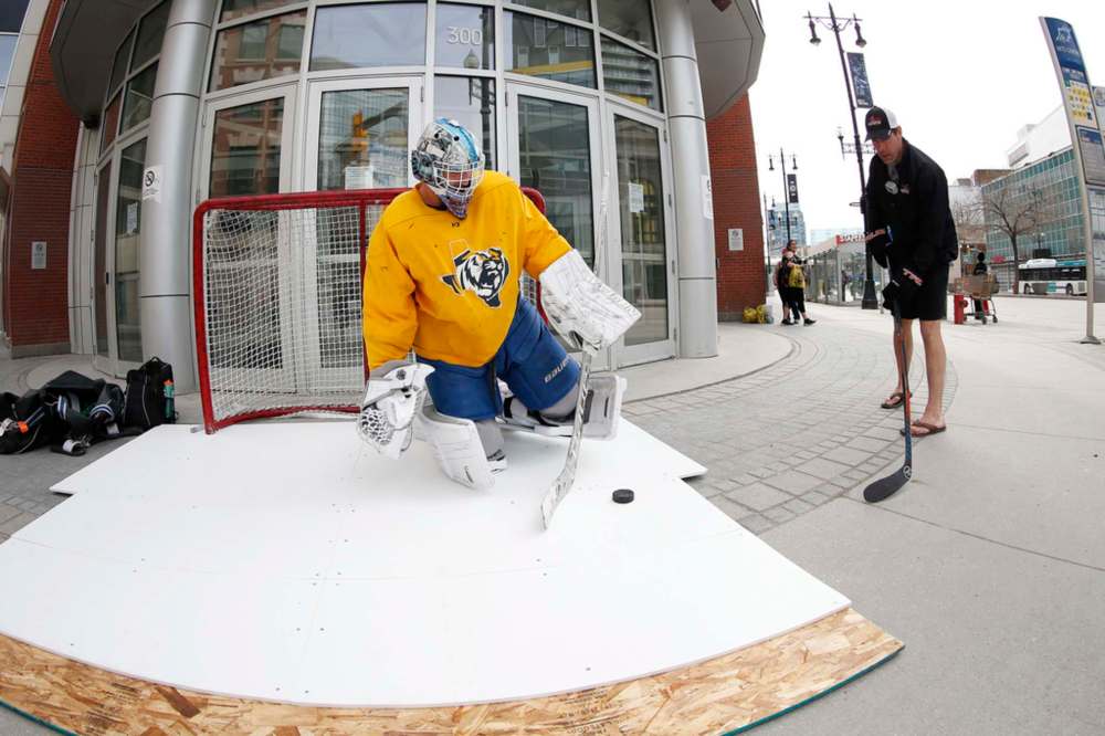 Goalie finds safe way to beat pandemic – Winnipeg Free Press