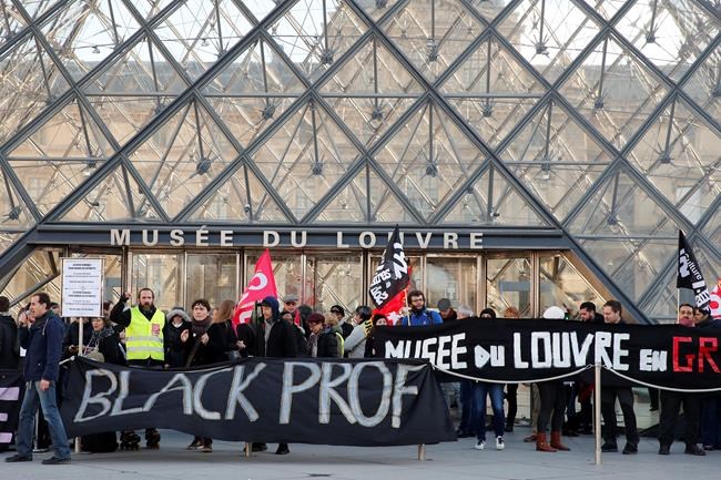 Protests close Louvre museum in Paris amid pension strikes – Winnipeg ...
