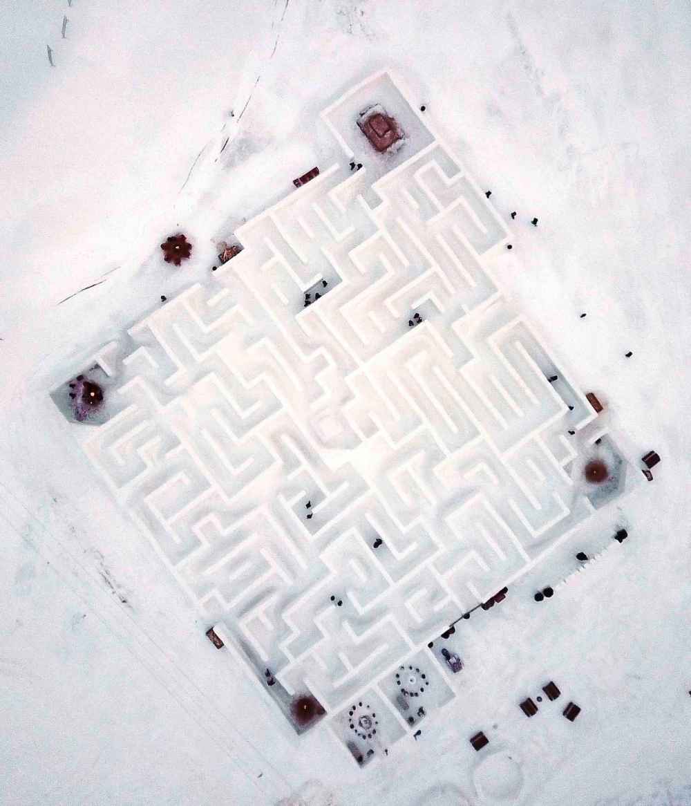 St. Adolphe’s record-breaking snow maze captures winter’s whimsical ...