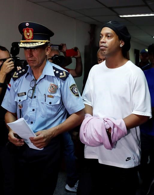 Handcuffed Ronaldinho and brother appear in Paraguayan court – Winnipeg ...