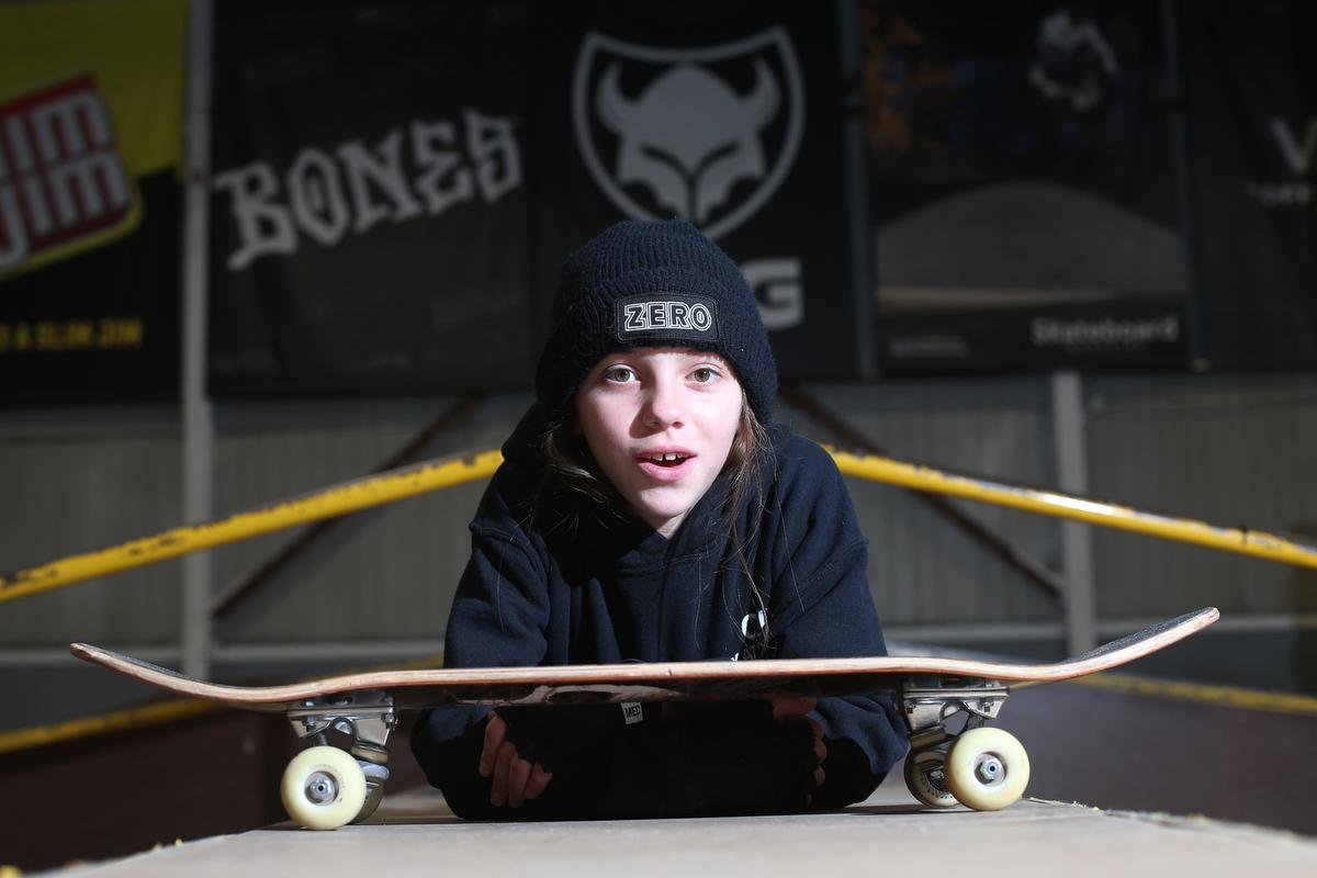Twelve-year-old skateboarder Fay De Fazio Ebert could be the FACE of ...