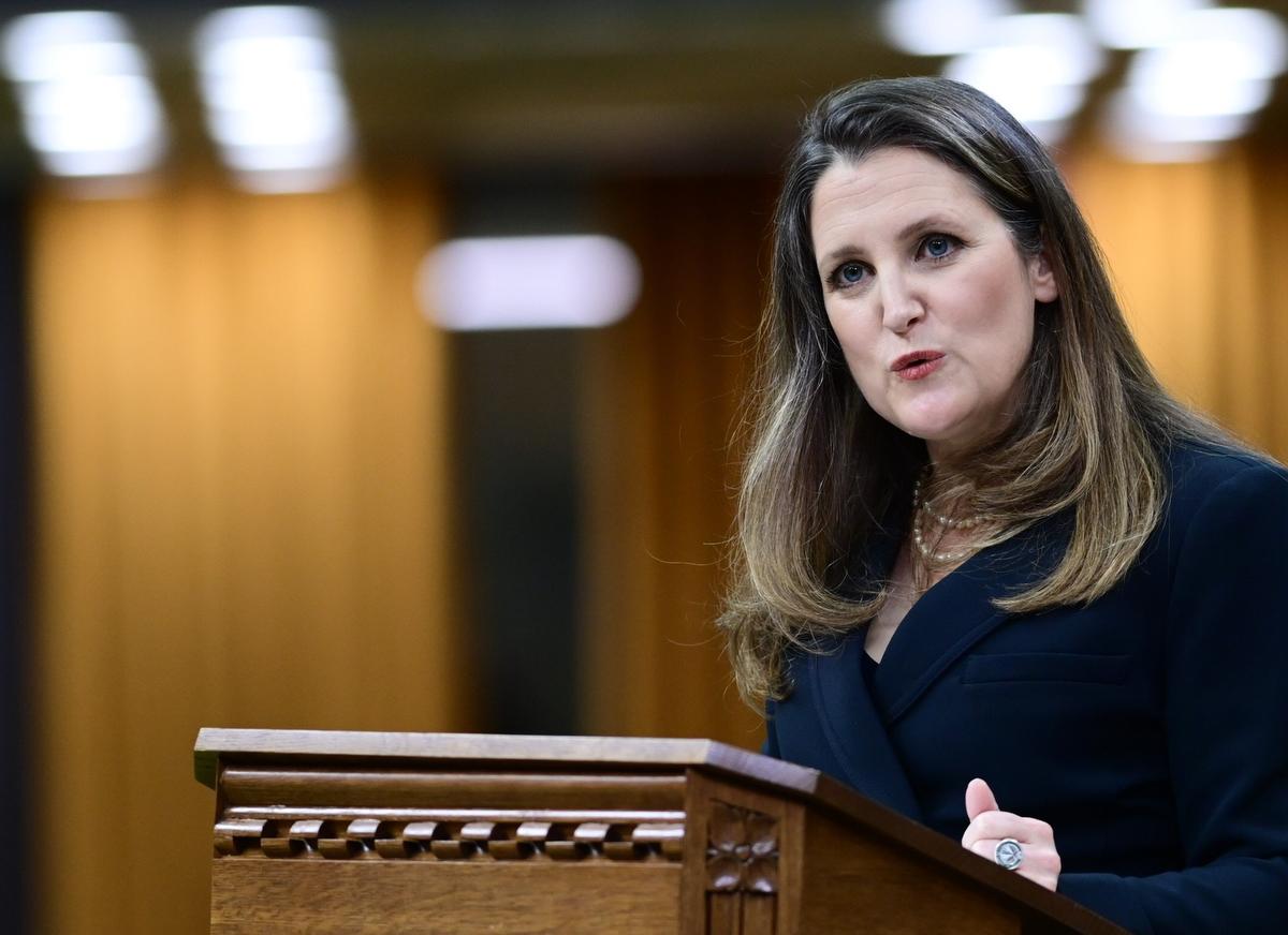 Can Canada grow faster? That’s the test of Chrystia Freeland’s first ...