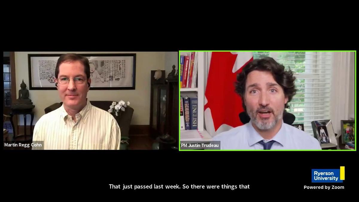 PM Justin Trudeau gets real in a virtual talk about family, faith and ...