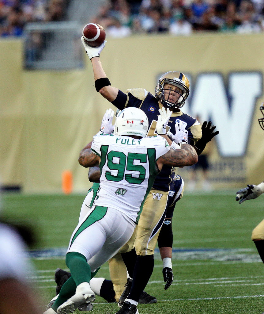 Winnipeg Blue Bombers vs. Saskatchewan Roughriders – August 7, 2014 – Winnipeg Free Press