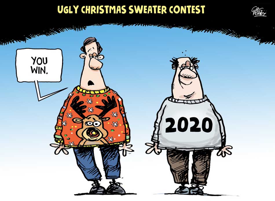 Editorial cartoon for Dec. 23, 2020 – Winnipeg Free Press