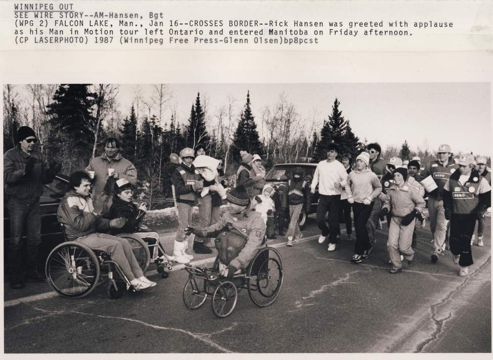 Rick Hansen: The Man in Motion Tour 1987 – Winnipeg Free Press