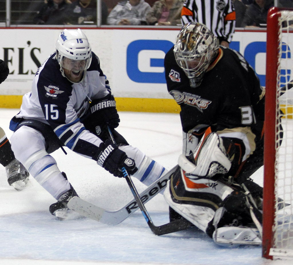 Winnipeg Jets vs. Anaheim Ducks March 31, 2014 – Winnipeg Free Press