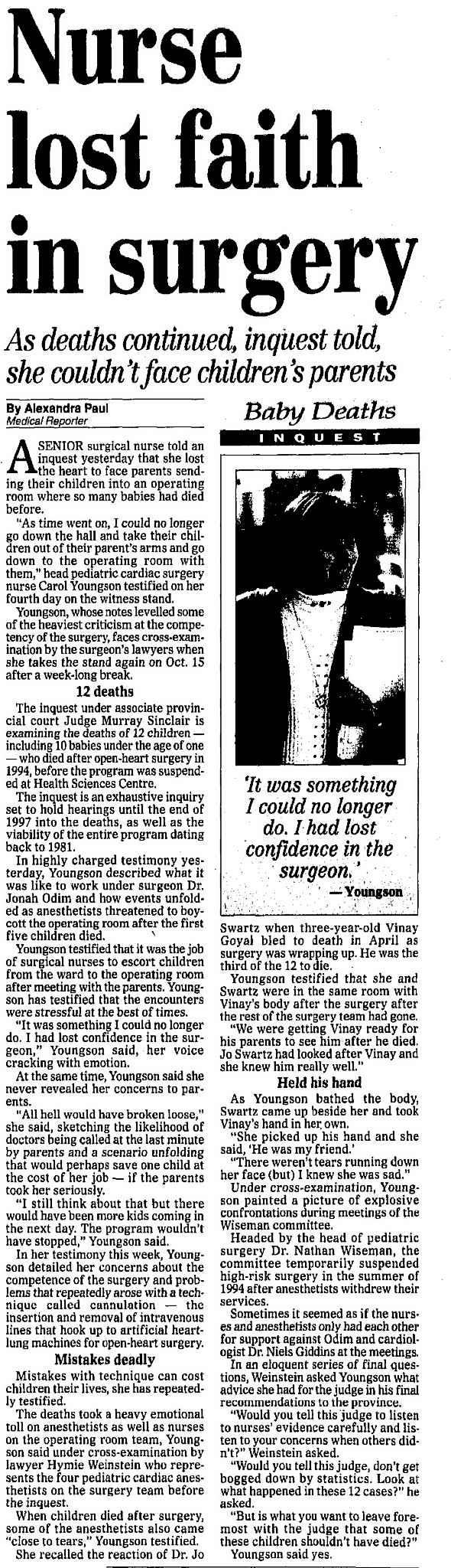 The defence rests – Winnipeg Free Press