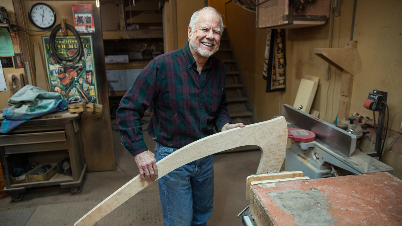 Larry Fisher the Harp maker – Winnipeg Free Press