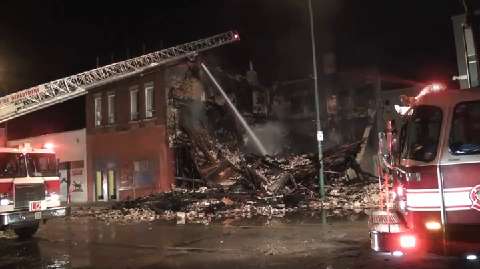 Logan building collapses after fire – Winnipeg Free Press