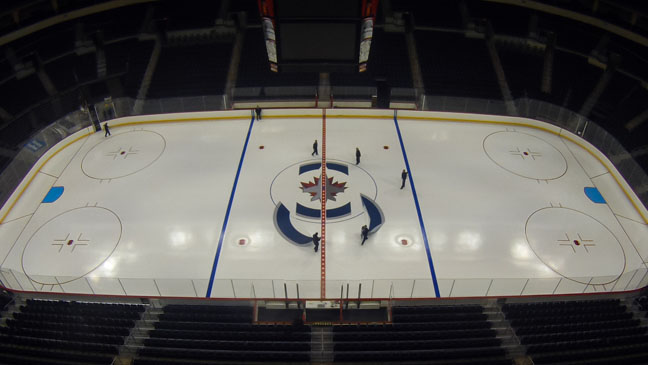 Jets logo installed at MTS Centre – Winnipeg Free Press