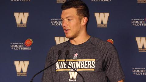 Robert Marve Pre-game vs. Argos – Winnipeg Free Press