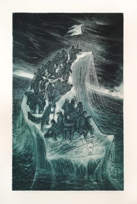 Canadian artist David Blackwood, known for etchings of Newfoundland ...