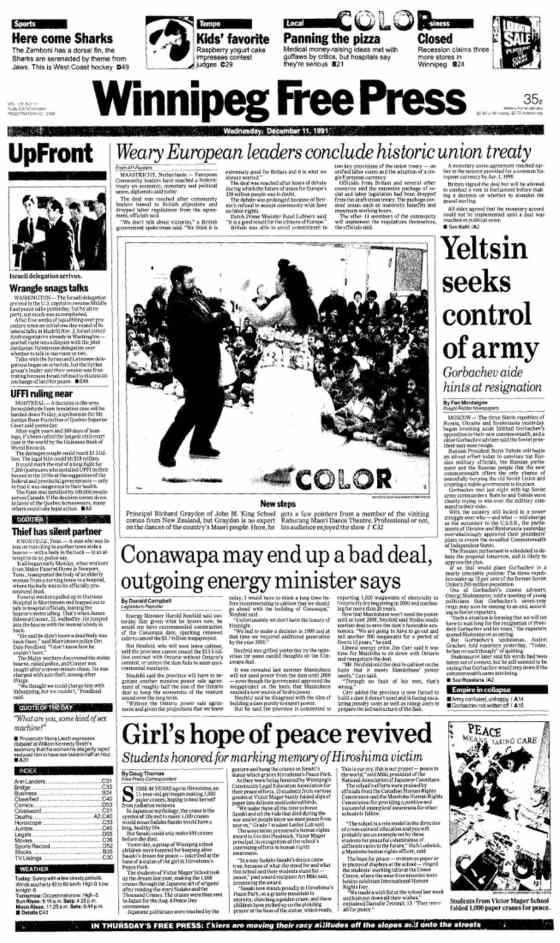 Free Press Head Start for Friday, Dec. 11 – Winnipeg Free Press