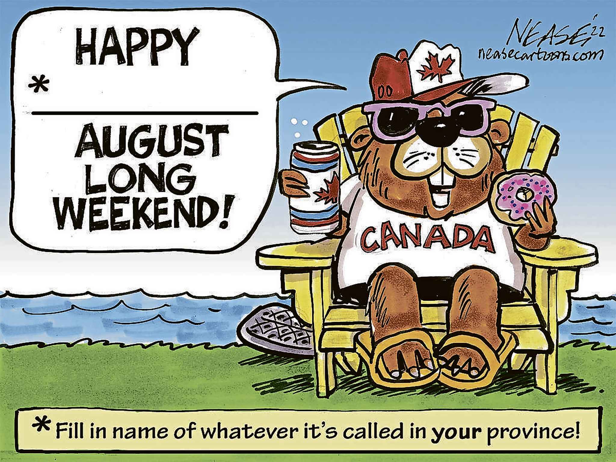 Editorial cartoon for August 1, 2022 – Winnipeg Free Press